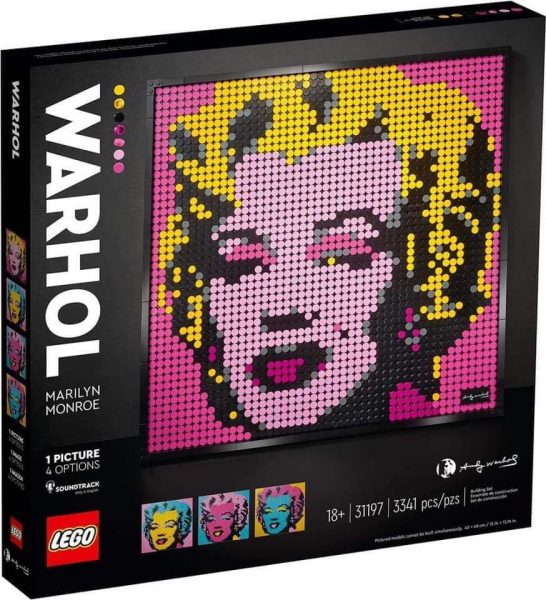 LEGO Rebuilds Andy Warhol’s Marilyn – The Marilyn Report