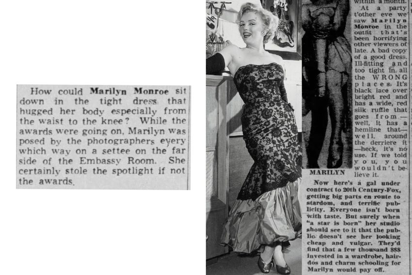 When Marilyn Ditched High Fashion for a Potato Sack – The Marilyn Report