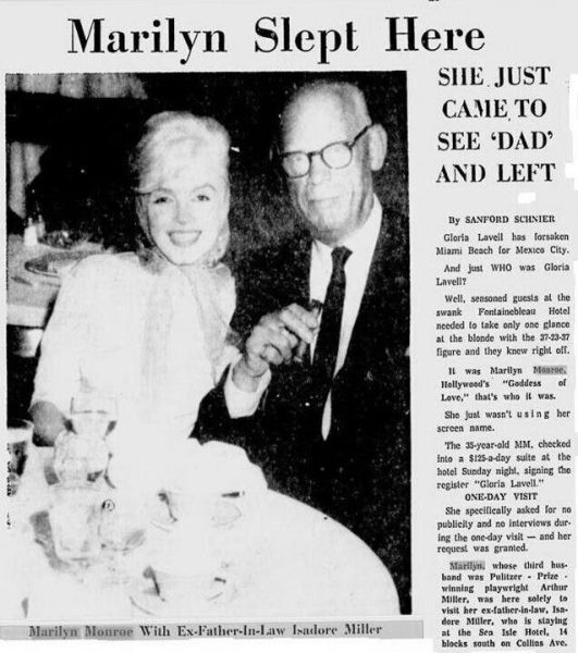 Father Figure: Marilyn and Isidore Miller – The Marilyn Report